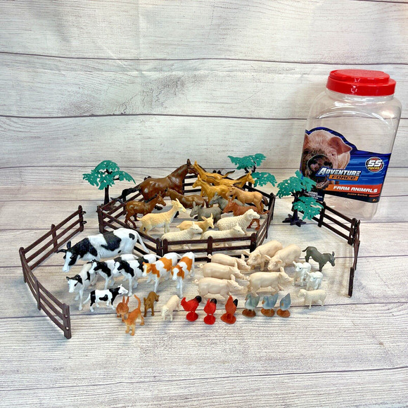 Adventure Force | Toys | Adventure Force Farm Animals Jumbo Bucket ...